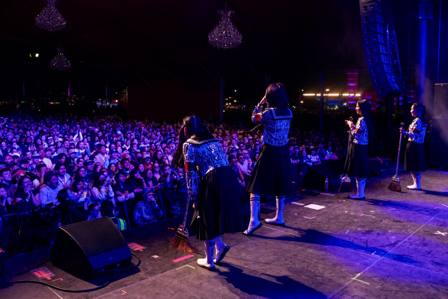 ATARASHII GAKKO! Performs Solo for 45 Minutes During the GOBI STAGE ...